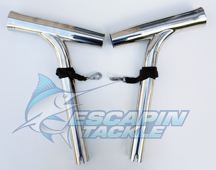 Rod Riggers / Outriggers. Stainless. Set of 2 - Escapin Tackle